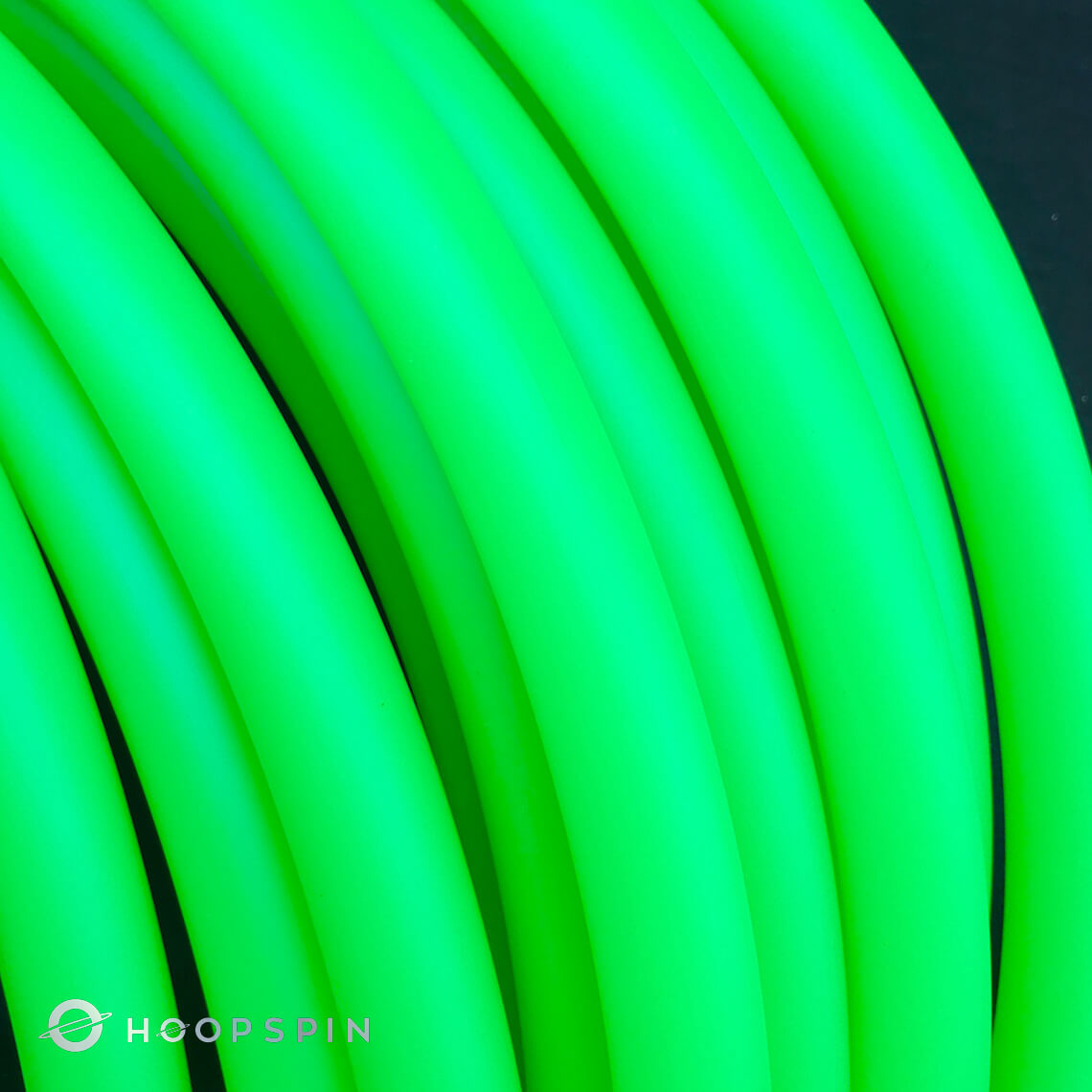 UV Green polypro hula hoop – HoopSpin
